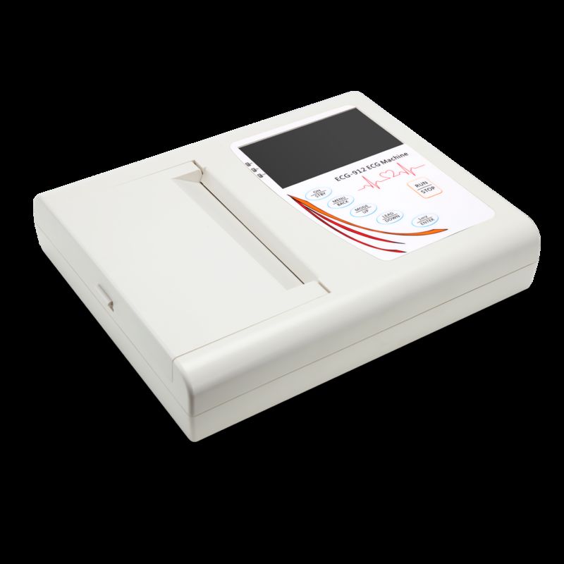 14.8V 12 Lead Portable ECG Device Equipment With 10.2 Touch Screen