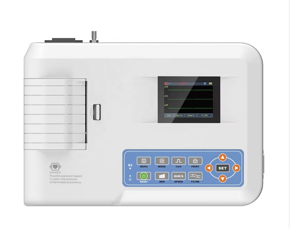 3 Channel Portable Pathological Hospital ECG Machine Device For Fast ...