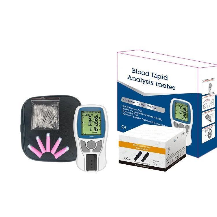 3 in 1 Blood Lipid Analyzer for Tests TC/HDL/TG in 120s with 35μL Blood ...
